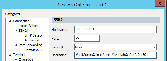 Psmp How To Configure Securecrt To Connect Through The Psmp Psm For Ssh Privileged Session