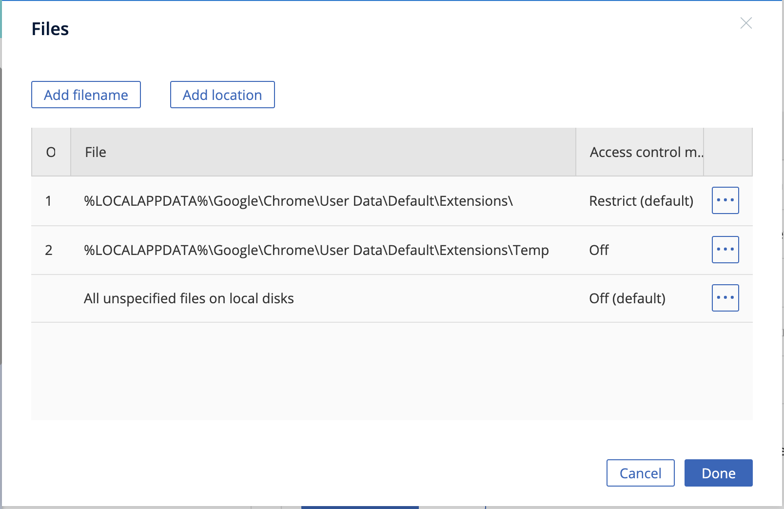 EPM - How to block web browser extensions