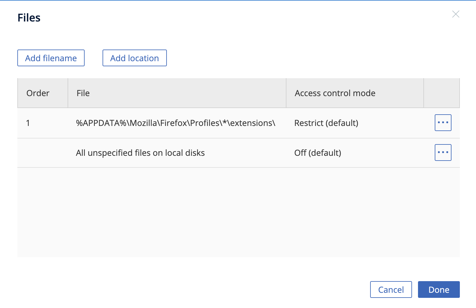 EPM - How to block web browser extensions