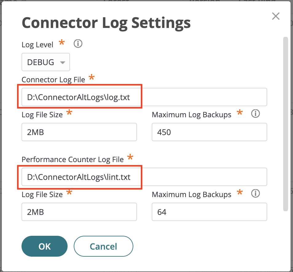 Changing CyberArk Identity Connector log locations