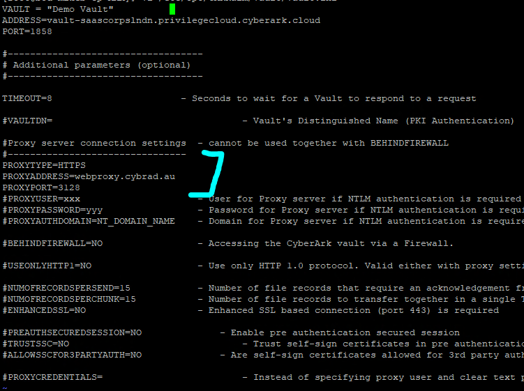 Proxy Configuration in Privilege Cloud