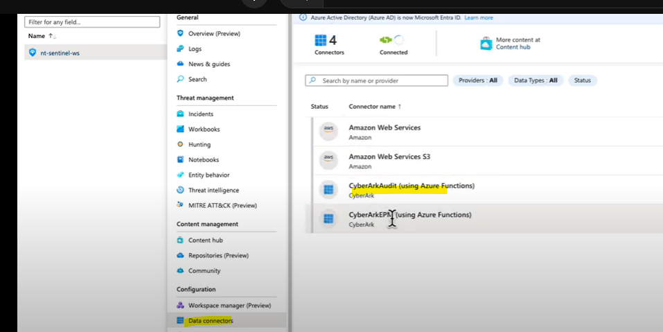 Identity Audit - How To configure CyberArk Identity SIEM Integration with Microsoft Sentinel
