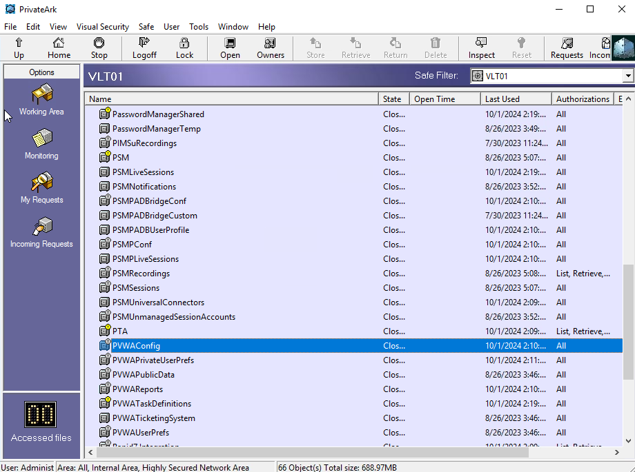 PVWA EPVDL024E Error loading configuration - PVConfiguration.xml