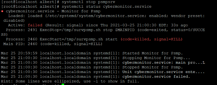 Create a PSMP monitoring service