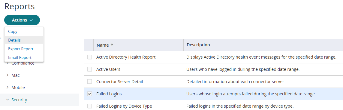 Leveraging Built-In Reports in the CyberArk Identity Administration Portal