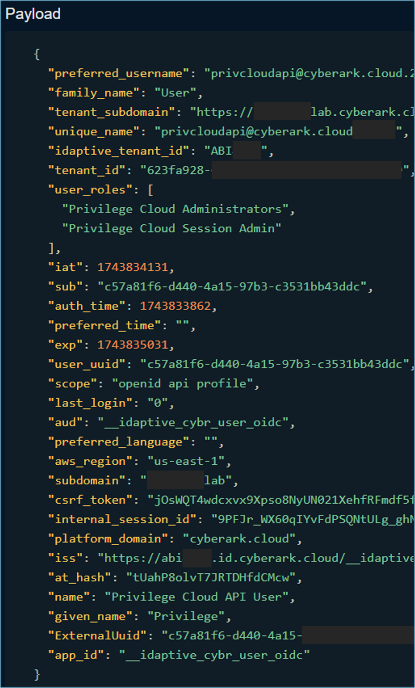 Understanding OAuth2 and OIDC for API Workloads on the CyberArk Identity Security Platform for ...