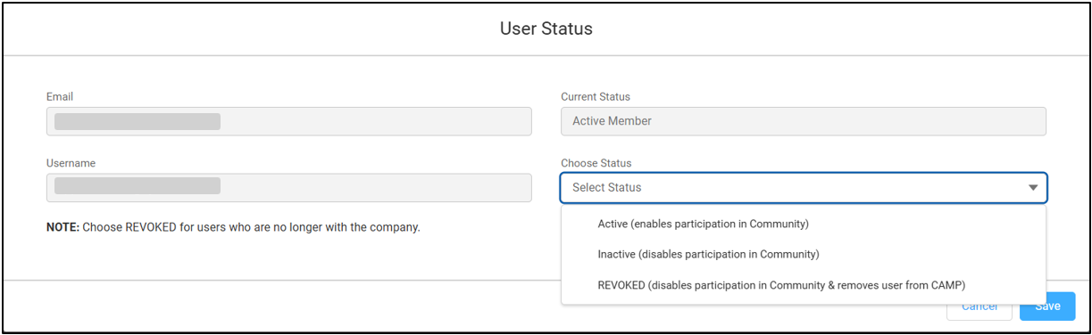 Community Access Management Portal (CAMP) Admin Guide