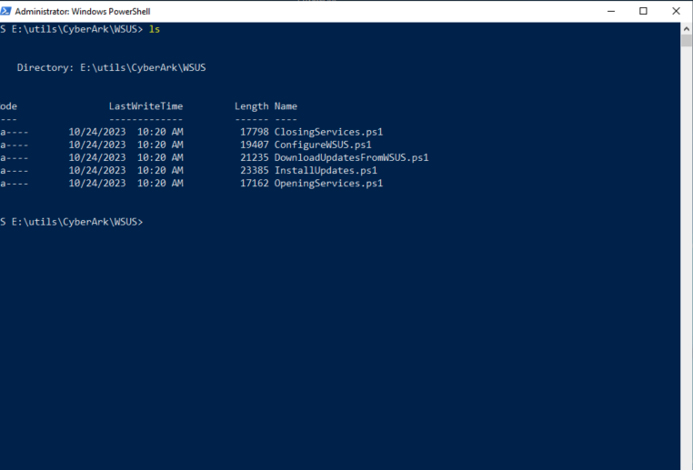 Vault Server: Windows Updates With Windows Server Update Services (WSUS)