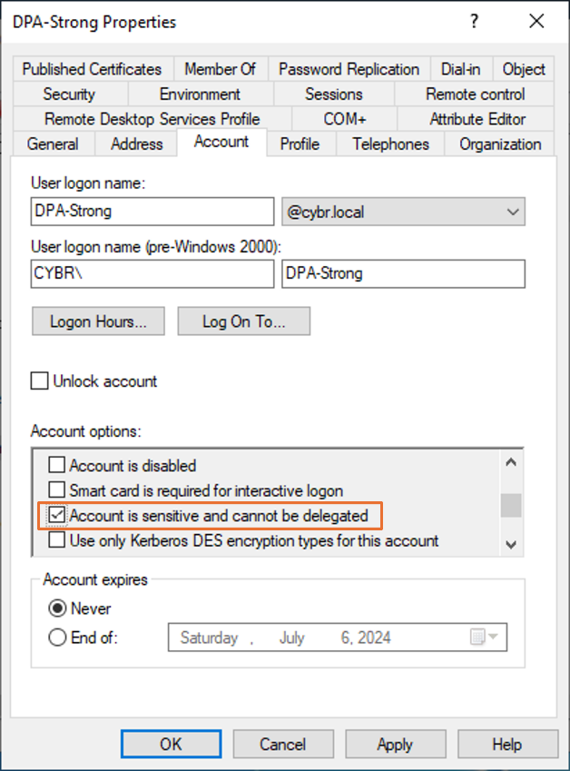 Best Practices for Securing Windows Domain Strong Accounts