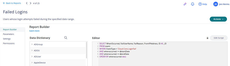 Leveraging Built-In Reports in the CyberArk Identity Administration Portal