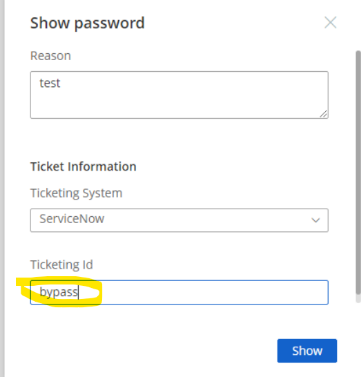 CyberArk Integration with ServiceNow Ticketing System Walkthrough