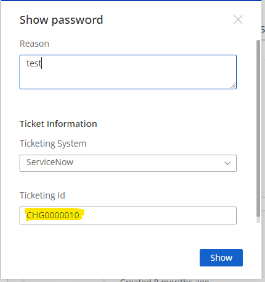 CyberArk Integration with ServiceNow Ticketing System Walkthrough