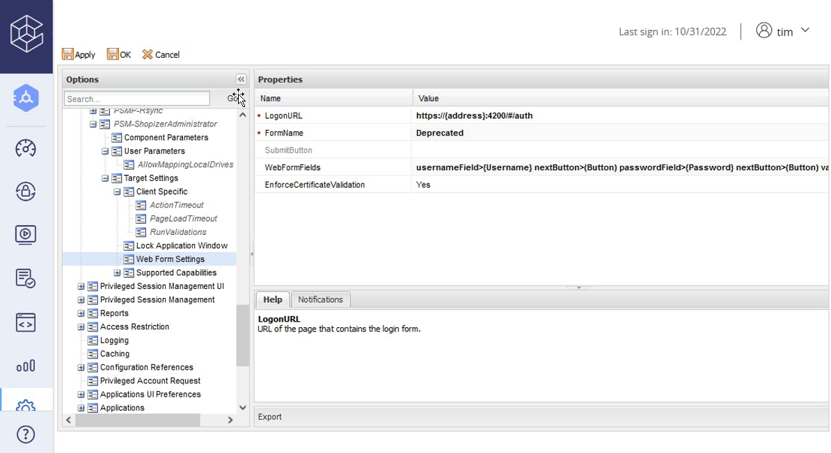 Creating a CyberArk Privileged Session Manager Connection Component for ...