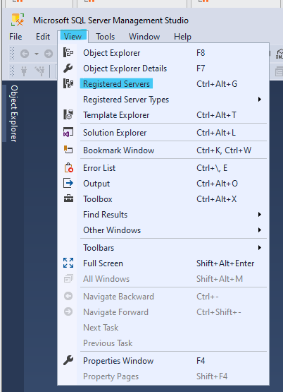 SIA - Differentiate SIA SQL Server Connections in SSMS Using Registered ...