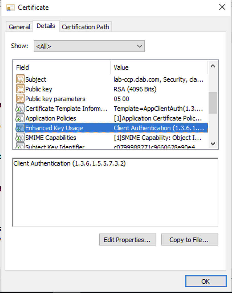How To Setup CCP Client Certificate Authorization