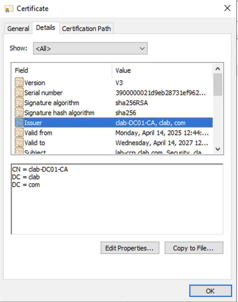 How To Setup CCP Client Certificate Authorization