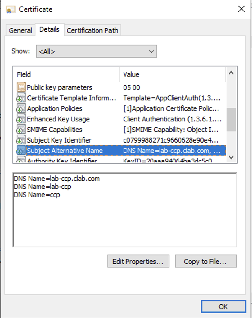 How To Setup CCP Client Certificate Authorization