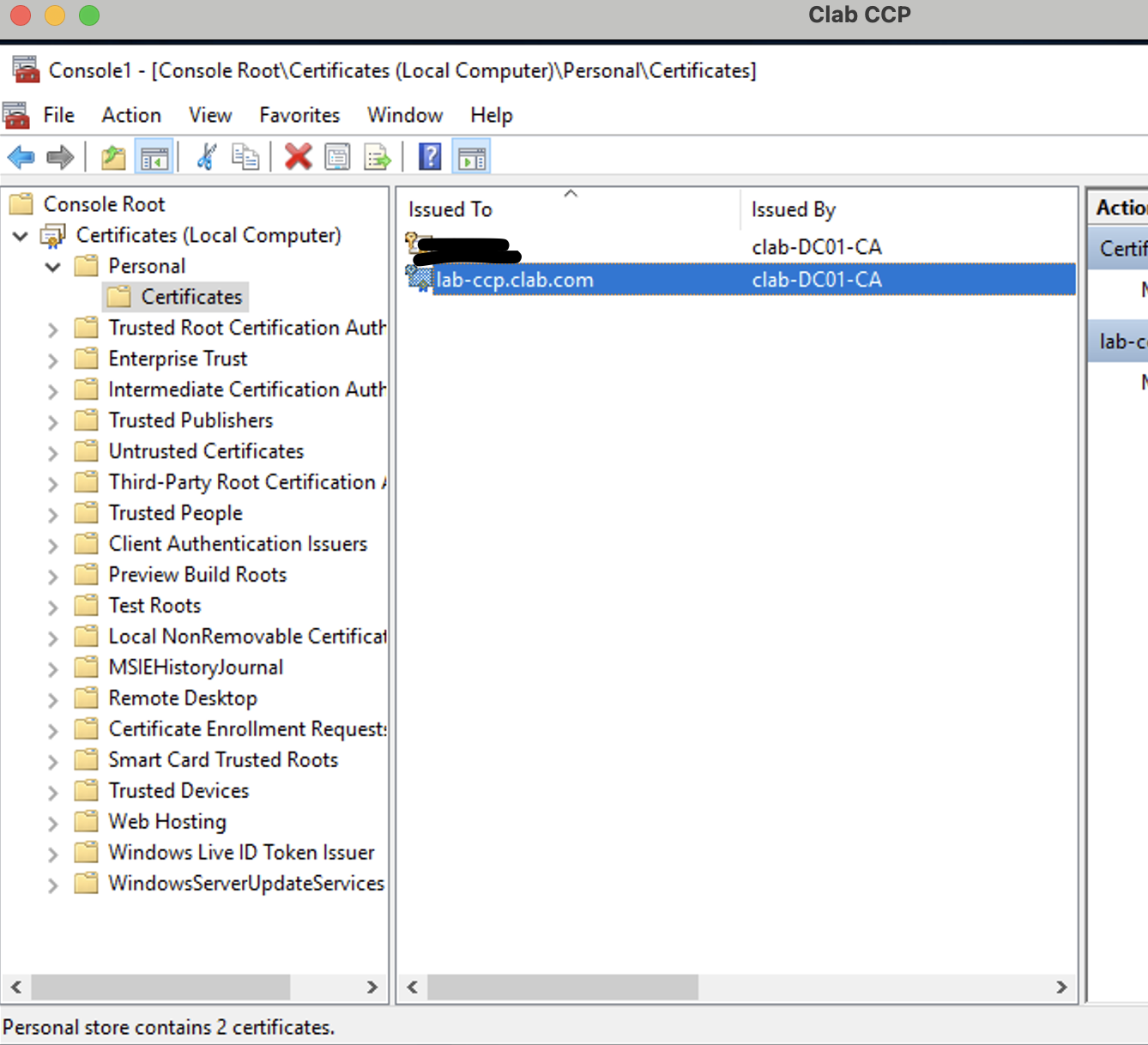 How To Setup CCP Client Certificate Authorization