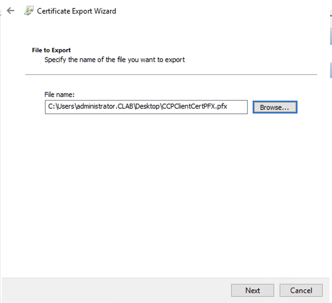How To Setup CCP Client Certificate Authorization