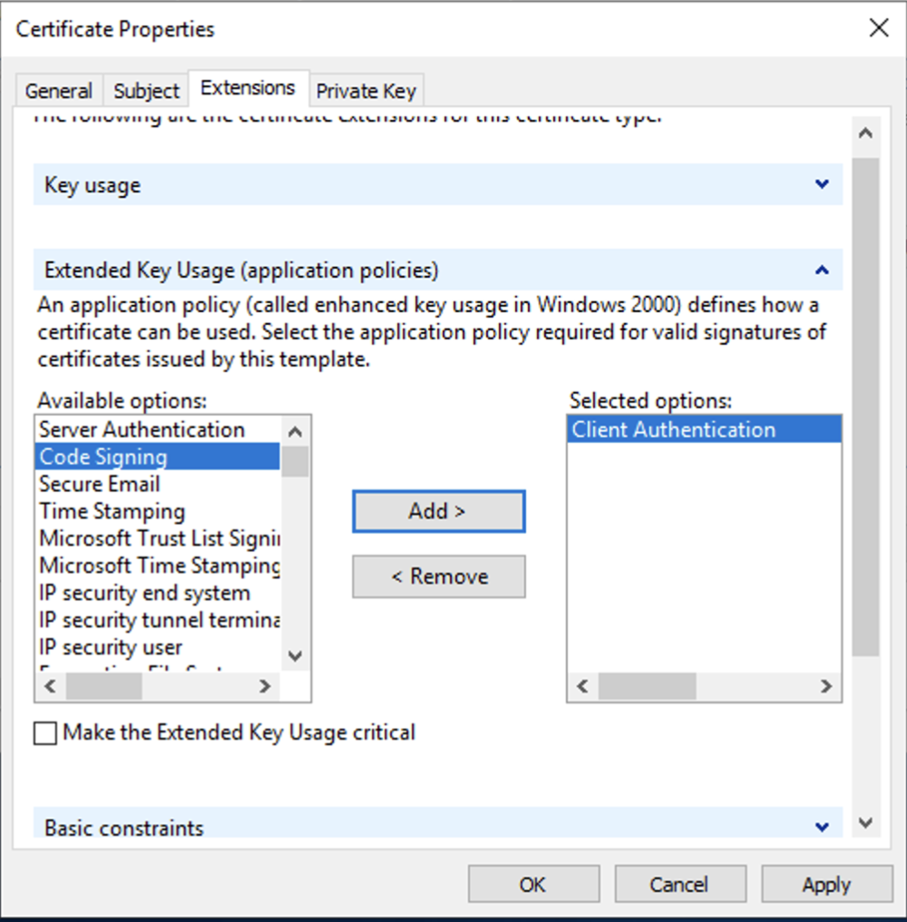 How To Setup CCP Client Certificate Authorization