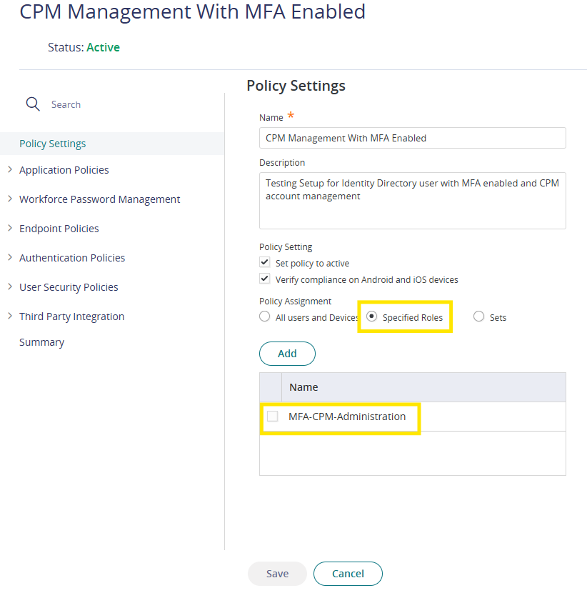 CPM- How to create the necessary Identity Administration authentication ...