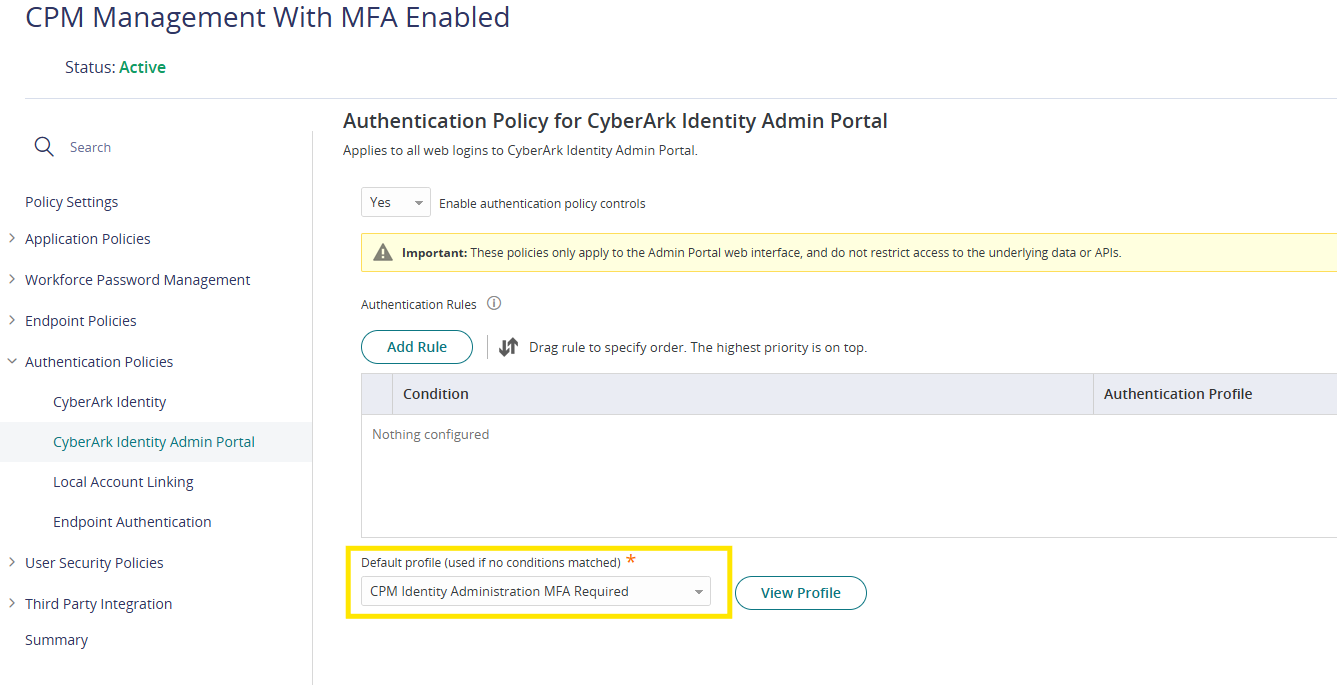 CPM- How to create the necessary Identity Administration authentication ...
